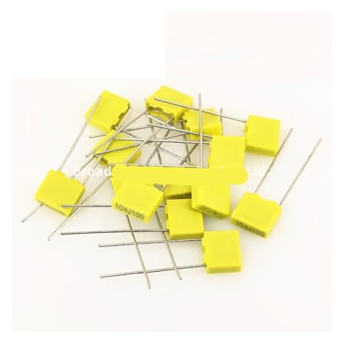 20PCS 5MM Correction Capacitor Polypropylene Safety Plastic Film 100V P5 822J 8.2NF 823J 82NF (Size : 100V394J 390NF P5)