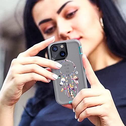 ACAGET True Wireless Earbuds Bluetooth Headphones & iPhone 13 Case Noise Cancelling Earphones Stereo Bass Built-in Mic Headphone 6.1 inch