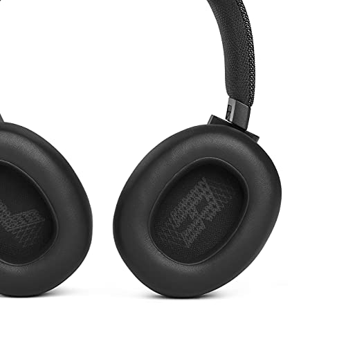 JBL Live 660NC - Wireless Over-Ear Noise Cancelling Headphones with Long Lasting Battery and Voice Assistant - Black (Renewed)