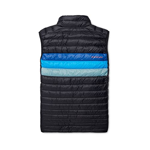 Cotopaxi Fuego Down Vest - Men's Black & Pacific Stripes X-Large