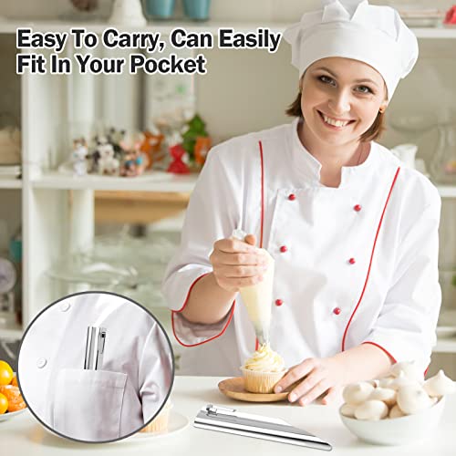 Table Crumb Sweeper, Crumb Sweeper for Tablecloth, Crumb Scraper Cumb Catcher on Table, Server Tools Stainless Steel Crumbers for Servers, Waiters and Waitresses