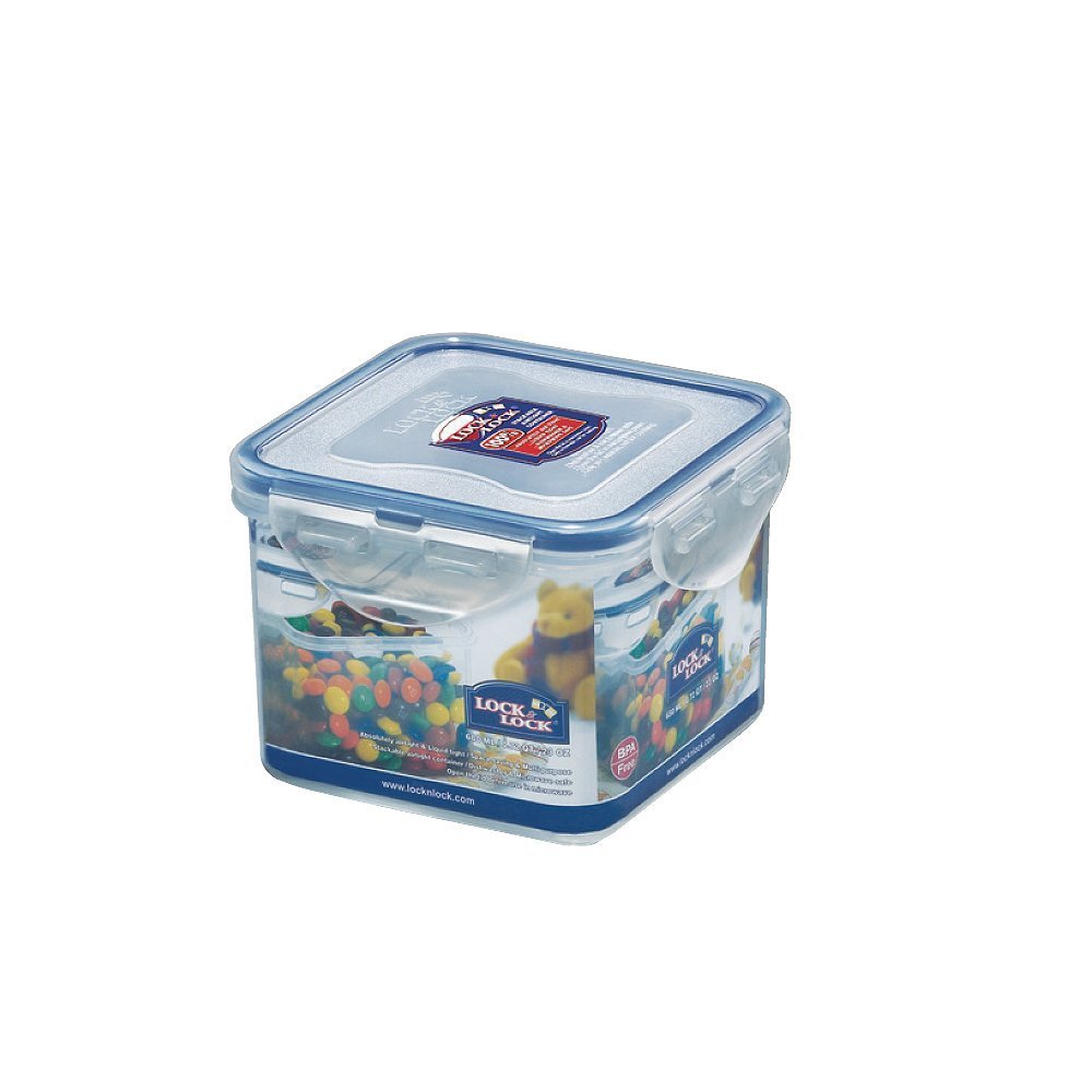 Lock & Lock, No BPA, Water Tight, Food Container, 2.8-cup, 23-oz, Pack of 6, HPL851