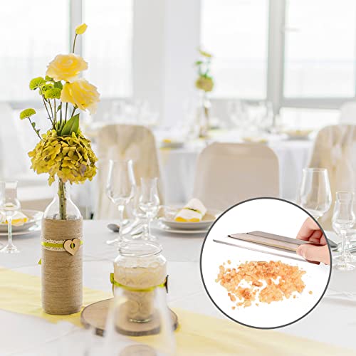 Table Crumb Sweeper, Crumb Sweeper for Tablecloth, Crumb Scraper Cumb Catcher on Table, Server Tools Stainless Steel Crumbers for Servers, Waiters and Waitresses