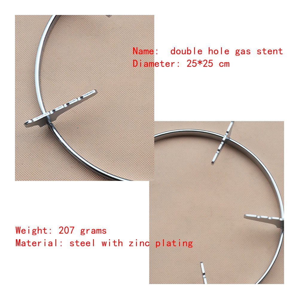 EARTH STAR double hole gas rack gas stove kitchen accessories cooktop pan support steel pan support