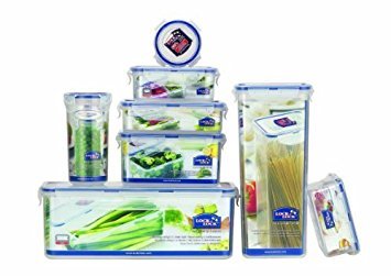 Lock & Lock, No BPA, Water Tight, Sandwich Food Container, 2.5-cup, 20-oz, Pack of 4, HPL822