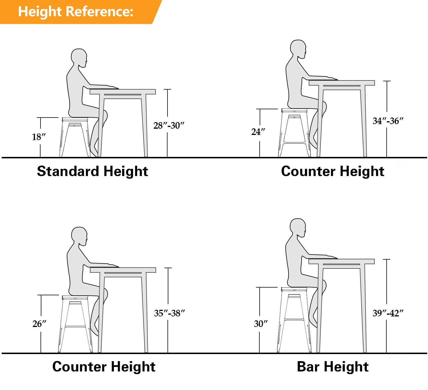Awonde 26" Swivel Bar Stools Set of 2 Industrial Metal Counter Height Stools with Wood Top Matte Black