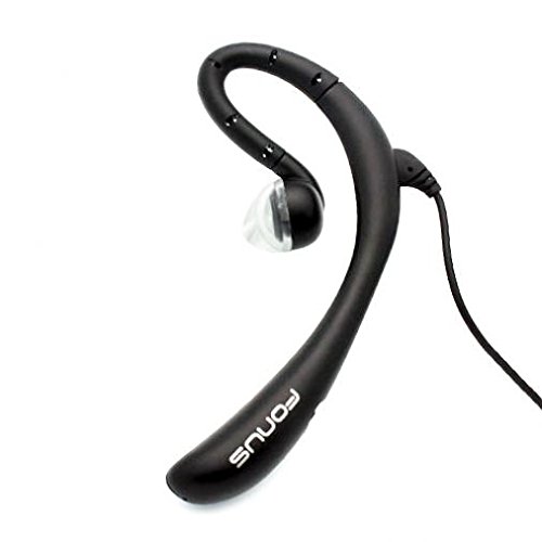 Wired Mono Headset Earphone w Mic Headphone 3.5mm Single Earbud Hands-Free Microphone Over-The-Ear Compatible with TCL 20S, 20 SE, Pro 5G
