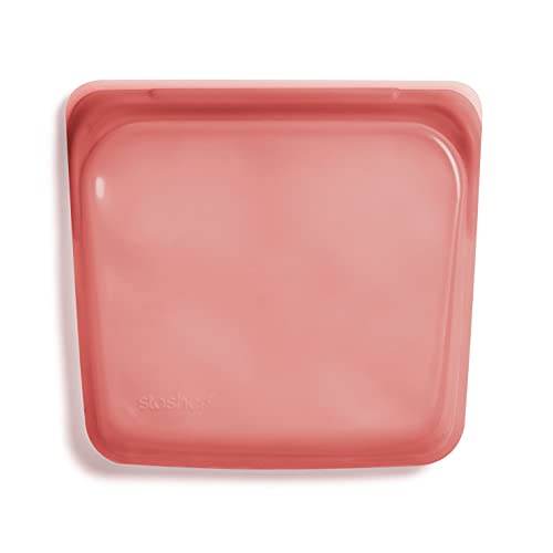 STASHER Rainbow Red Sandwich Reusable Bag, 1 EA