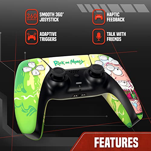Dyeport Original PS-5 Controller compatible with Play-Station 5 Console | Custom PS-5 Wireless Controller | Printed in USA with Advanced HYDROGRAPHIC Technology (NOT JUST A SKIN or DECAL)