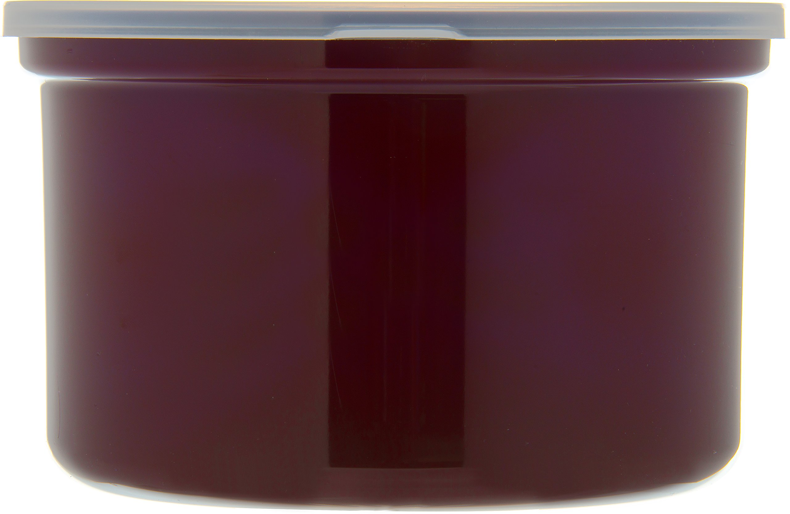 Carlisle FoodService Products Classic Round Storage Container Crock with Lid for Kitchen, Restaurants, Home, Plastic, 1.5 Quarts, Brown, (Pack of 6)