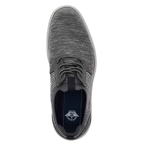 Dockers Mens Andover Casual Oxford Shoe, Grey/Black, 8 M