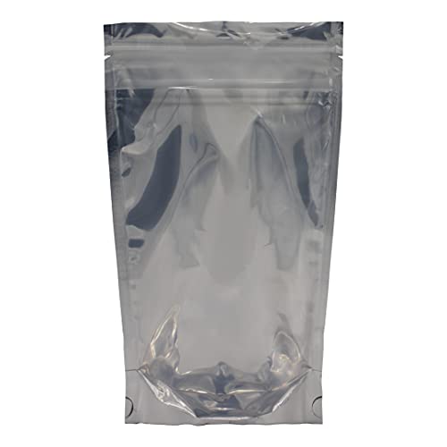 Humidibags | Tamper Evident Mylar Zipper Bag (Black/Clear, 6"x10")