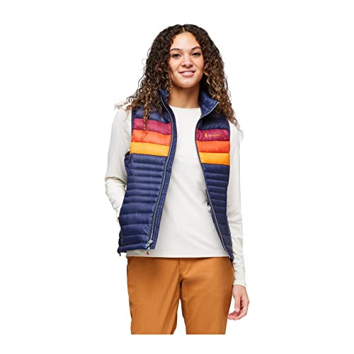Cotopaxi Fuego Down Vest - Women's Maritime & Raspberry Stripes Medium