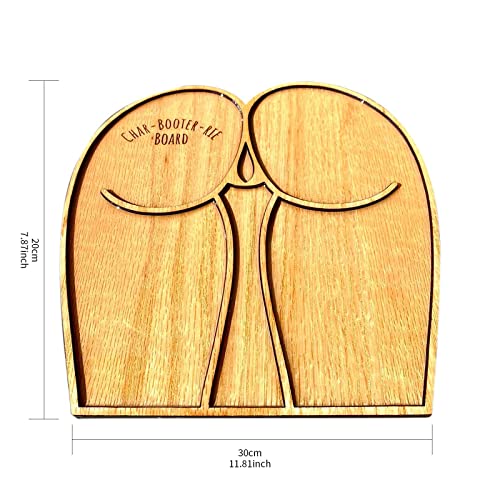 Askfairy Funny Aperitif Board, Unique Solid Wood Cheese Board and Charcuterie Boards, Wine Meat Cheese Platter for Party