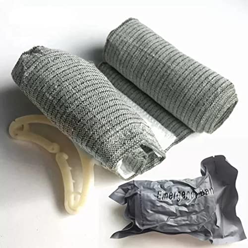 First Aid Compression Kit, Outdoor 4 Inch Breathable Israel Bandage Linen Color