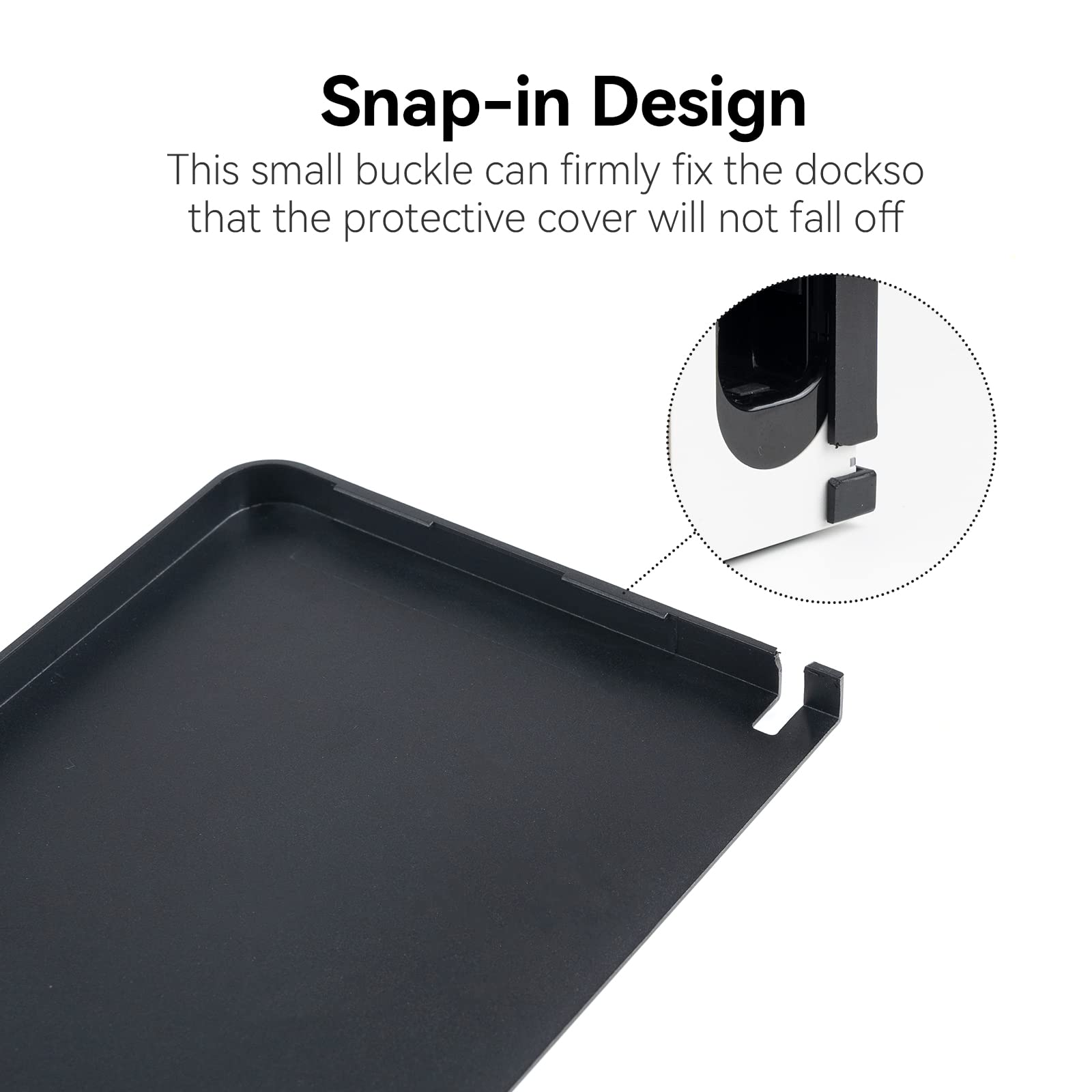 YOCORE Faceplate Skin Cover for Switch OLED Charging Dock, Anti-Scratch Hard Slim Sleeve Pad for Switch OLED Dock, DIY Replacement Housing Shell for Switch OLED Dock - P5