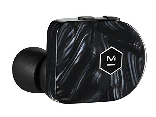 MASTER & DYNAMIC MW07 Plus True Wireless Earphones - Noise Cancelling with Mic Bluetooth, Lightweight in-Ear Headphones - Black Quartz