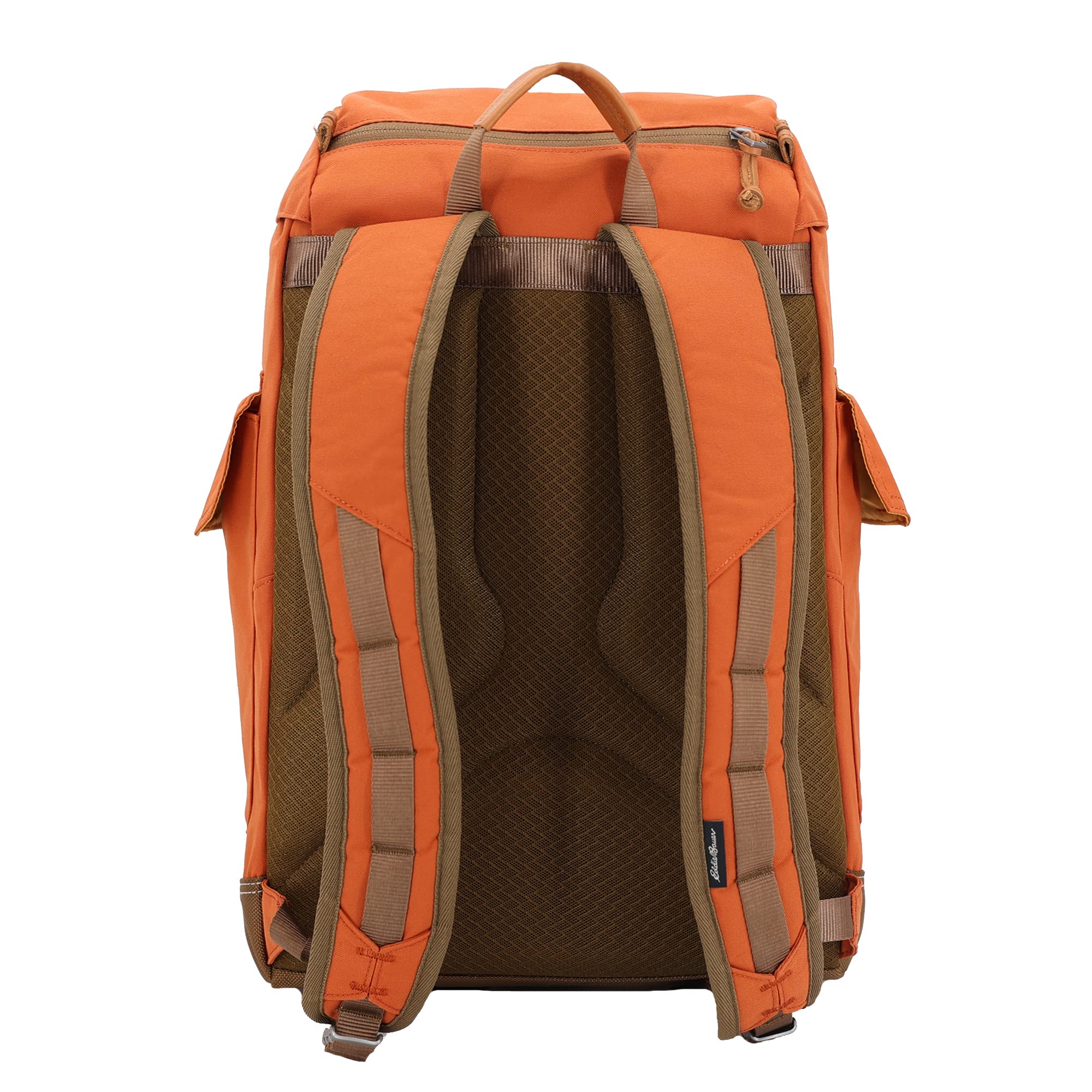 Eddie Bauer Bygone Backpack with Exterior Pockets and Laptop Compatible Sleeve, Terracotta, 25L