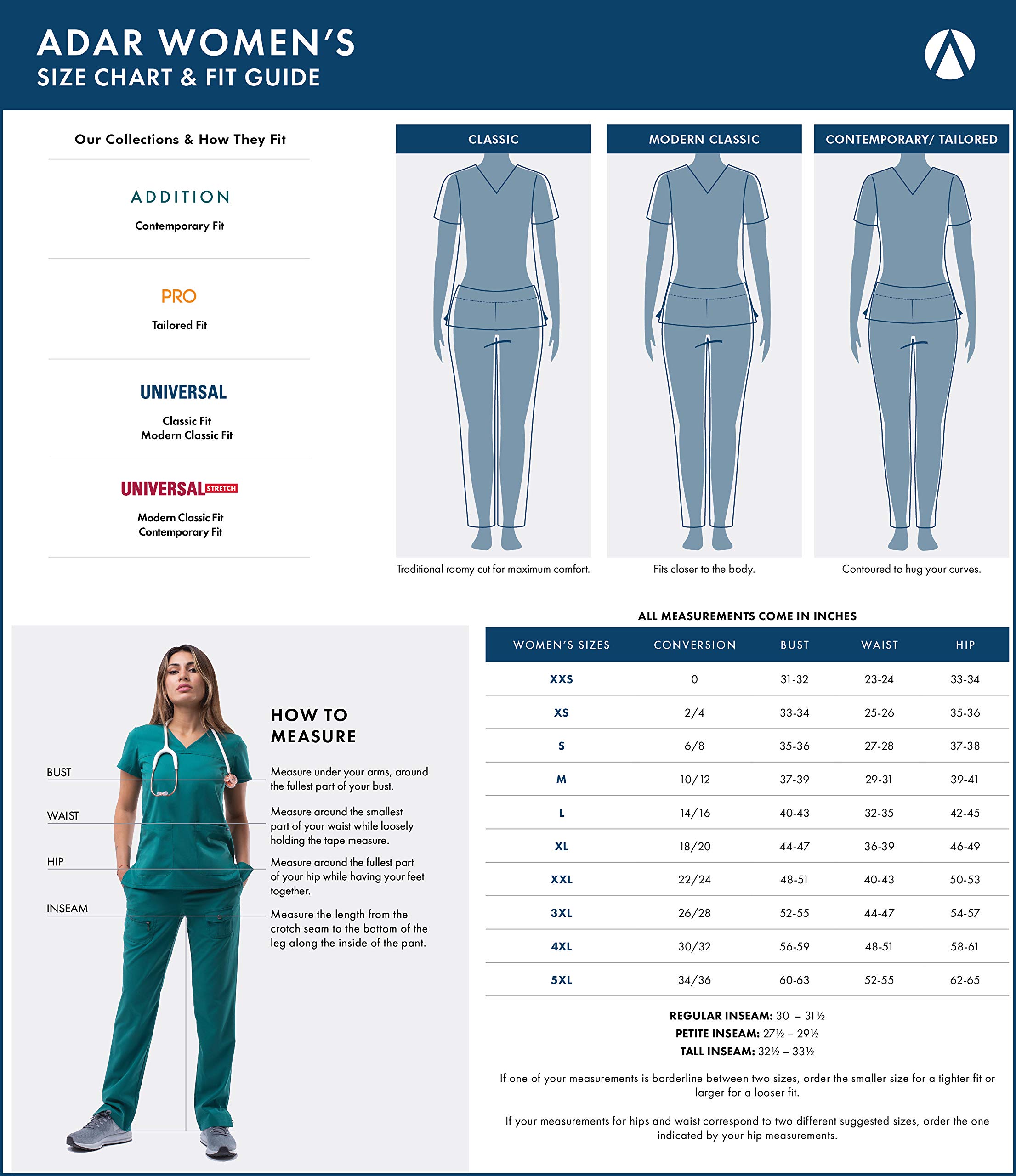 Adar Uniforms Underscrubs for Women - Long Sleeve Comfort Tee - 2900 - Neon Lime Green - L