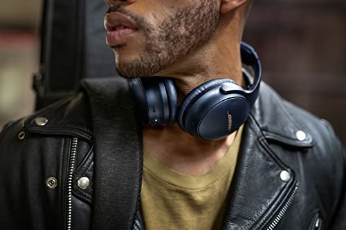 Bose QuietComfort 45 Bluetooth Wireless Noise Cancelling Headphones, Midnight Blue - Limited Edition (Renewed)
