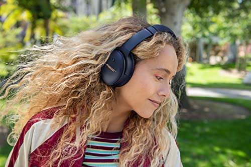 Bose QuietComfort 45 Bluetooth Wireless Noise Cancelling Headphones, Midnight Blue - Limited Edition (Renewed)