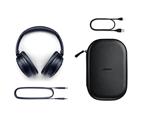 Bose QuietComfort 45 Bluetooth Wireless Noise Cancelling Headphones, Midnight Blue - Limited Edition (Renewed)