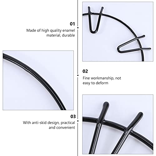 SOLUSTRE 6 Pcs Milk pan stand gas stove pan support gas ring trivet pot stovetop grate rack stove top hob replacement grill grates Kitchen Accessories bracket ring Gas stoves enamel