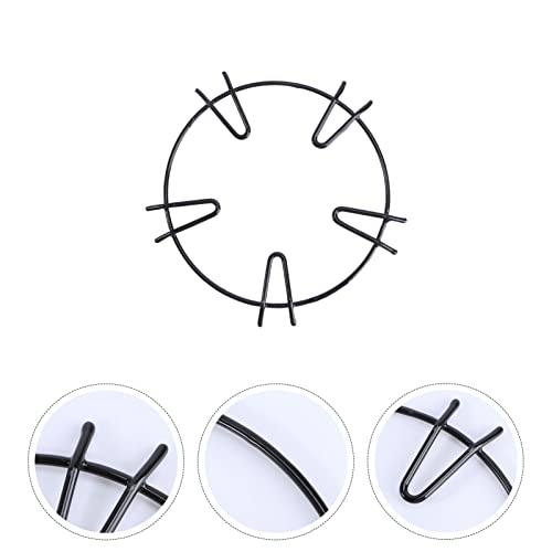 SOLUSTRE 6 Pcs Milk pan stand gas stove pan support gas ring trivet pot stovetop grate rack stove top hob replacement grill grates Kitchen Accessories bracket ring Gas stoves enamel