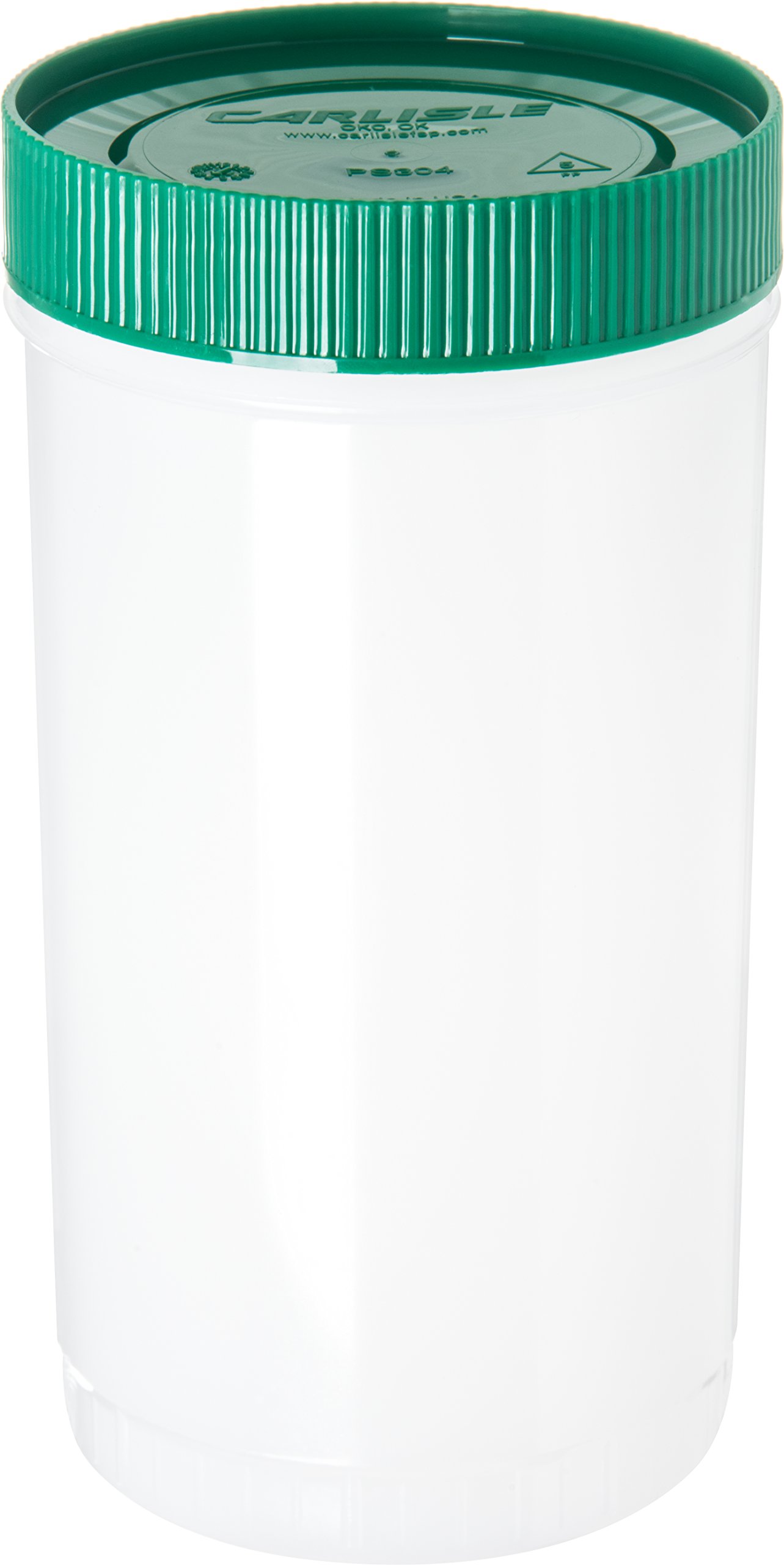 Carlisle FoodService Products Stor N' Pour Complete Quart Set Neck, Container, Cap, And Spout for Bar, Kitchen, And Restaurants, Plastic, 1 Quart, Green, (Pack of 12)