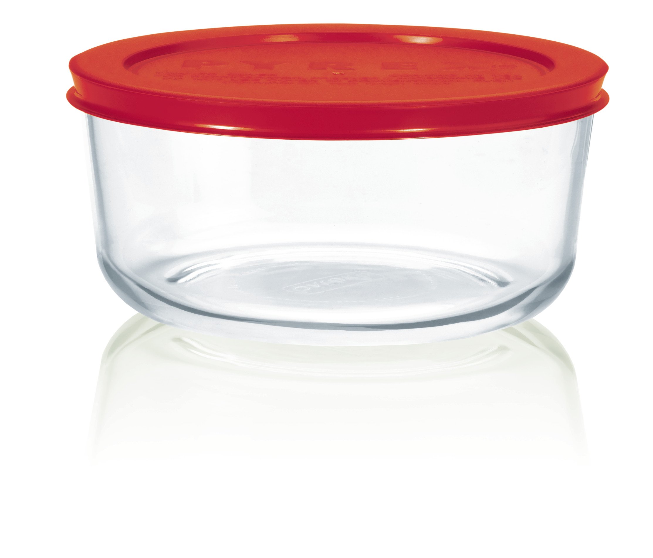 Pyrex 1110141 18pc Glass Food Storage with Multi-colored Lids