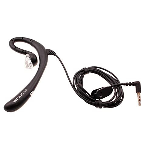 Wired Mono Headset Earphone w Mic Headphone 3.5mm for Nord N200 5G Phone, Single Earbud Hands-Free Microphone Over-The-Ear Compatible with OnePlus Nord N200 5G Model