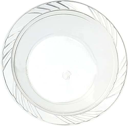 Kosherific Disposable Clear Plastic Bowls, 5oz (40 Count) | Microwavable | Great for Parties & Events