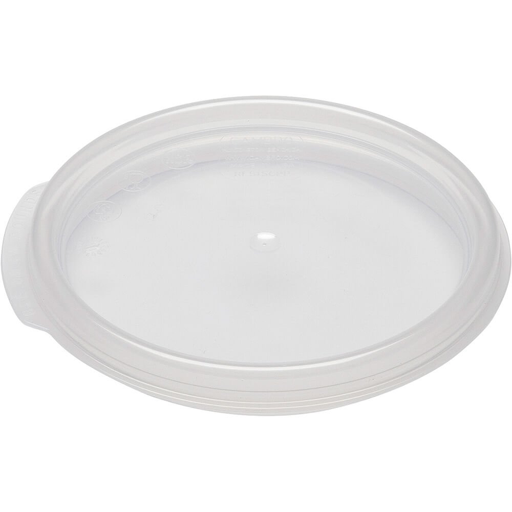 Cambro Camwear Seal Cover for 1 Quart Camwear Round Food Storage Containers, Clear