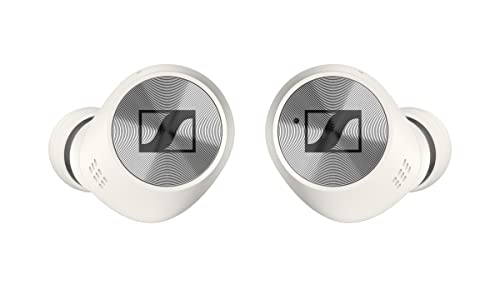 SENNHEISER Momentum True Wireless 2 - Bluetooth in-Ear Buds with Active Noise Cancellation, Smart Pause, Customizable Touch Control and 28-Hour Battery Life - White (Renewed)
