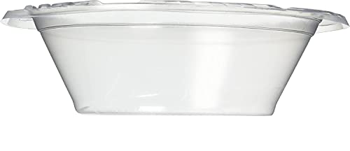 Kosherific Disposable Clear Plastic Bowls, 5oz (40 Count) | Microwavable | Great for Parties & Events