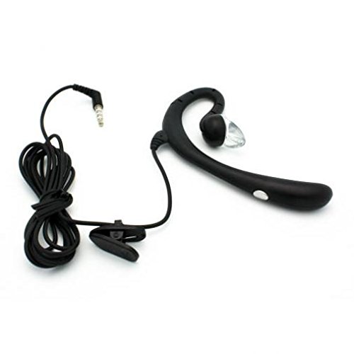 Wired Mono Headset Earphone w Mic Headphone 3.5mm for Nord N200 5G Phone, Single Earbud Hands-Free Microphone Over-The-Ear Compatible with OnePlus Nord N200 5G Model