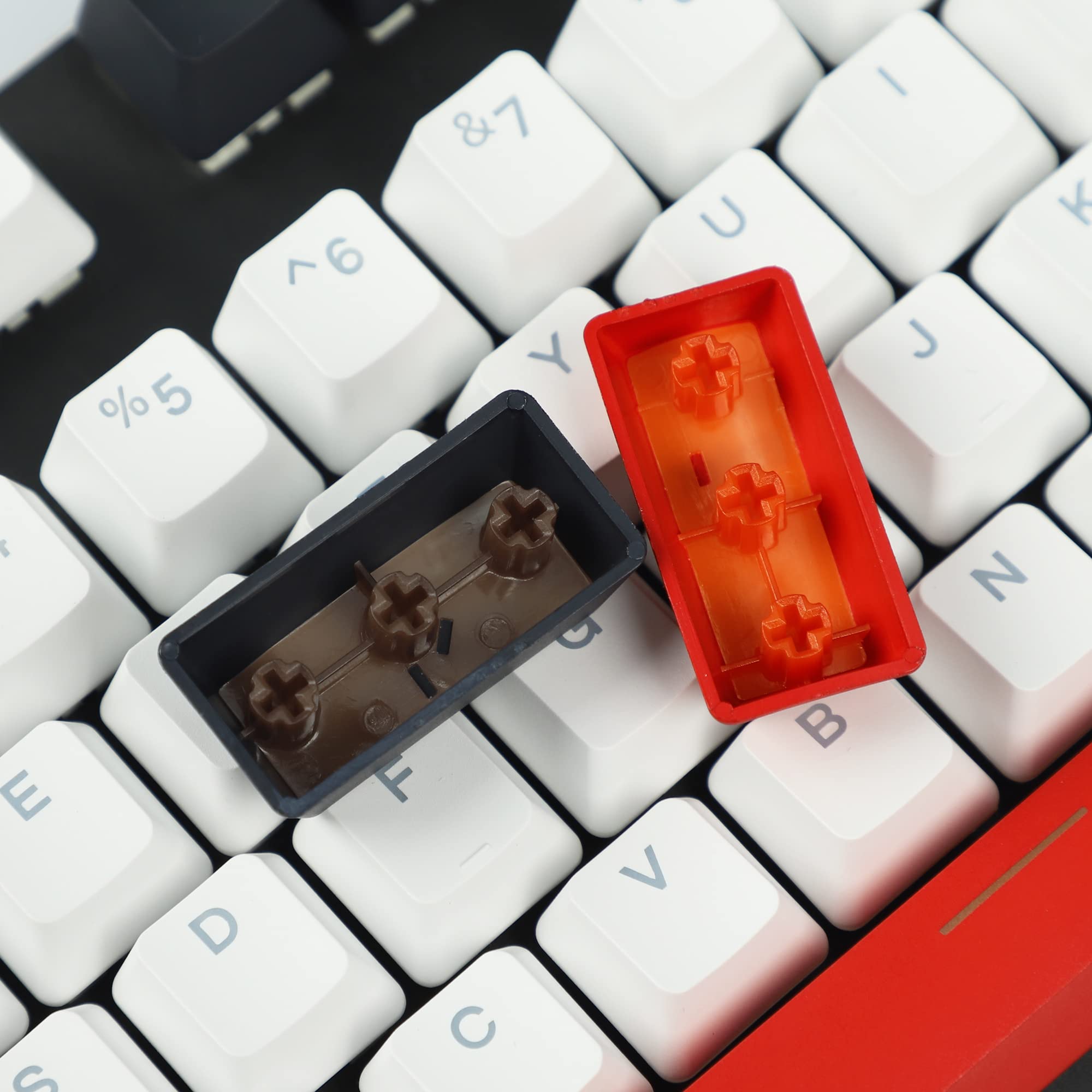 108 122 Double Shot Backlit Olivia Keycaps PBT Shine Through OEM Profile Keycap for MX Mechaniccal Keyboard 61 68 84 87 104 (P5 122)