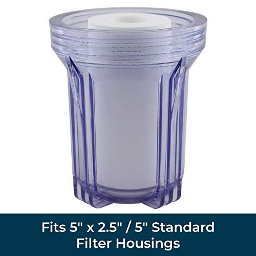 SpiroPure SP-P5-478 5x2.5 5 Micron Spun Melt-Blown Polypropylene Sediment Water Filter Cartridge SDC-25-0505 P5-478 155030-43 (Case of 24)