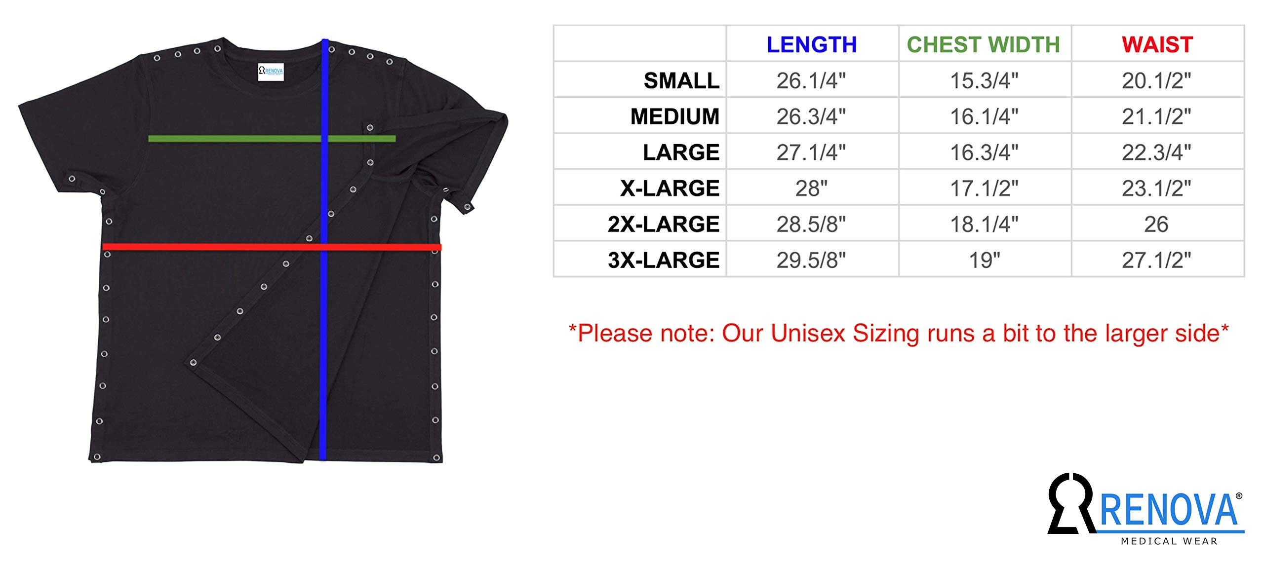 Post Shoulder Surgery Shirt - Men's - Women's - Unisex Sizing Grey