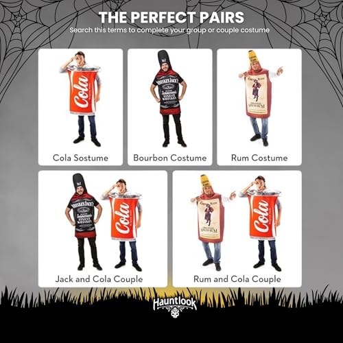 Beverage Can Costume | Slip On Halloween Costume for Women and Men| One Size Fits All |Red Cola Soda Can