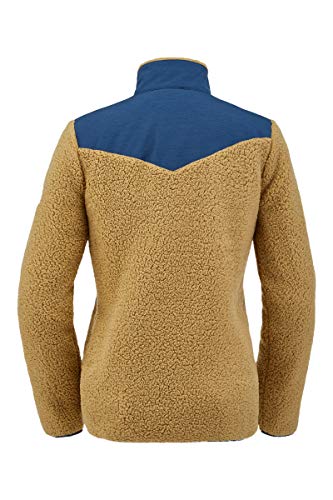 Spyder Active Sports Womens Vista Snap Pullover, Camel, Medium