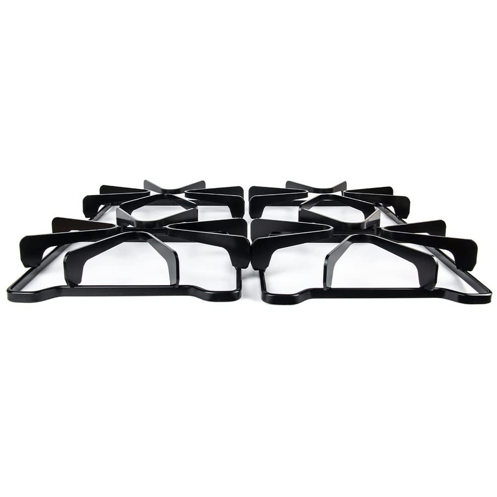 8053458 4 Pack of Gas Range Burner Cooking Grate for Compatible with Whirlpool WPW10268483 W10268483 8053580 AP6018155 PS11751457