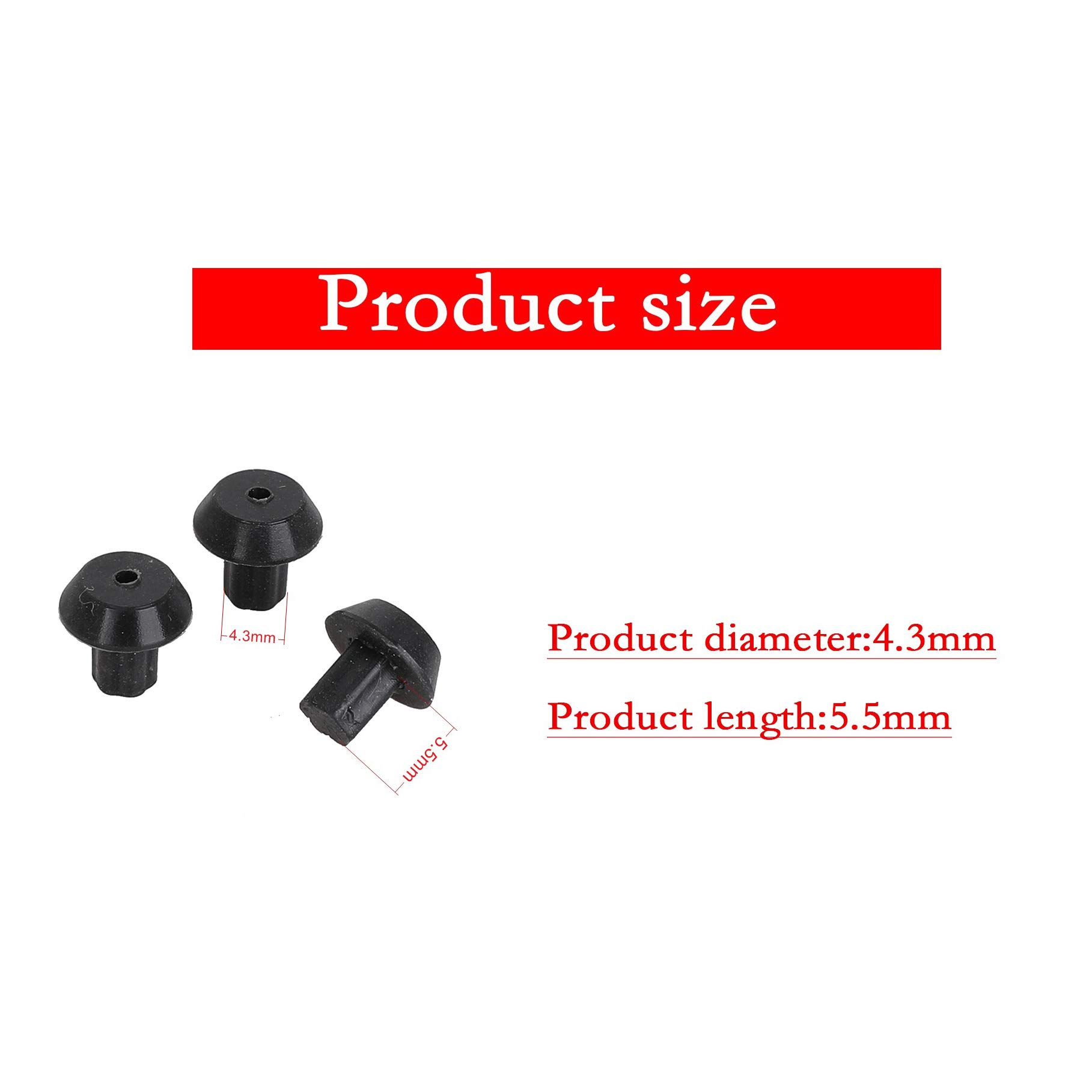 16 PCS WB2K101 Rubber Feet for GE and Kenmore Burner Grate. 16pcs Range Burner Rubber Feet Bumper Replace Part Number WB02K0101, 247410, AP2622260, PS241358.
