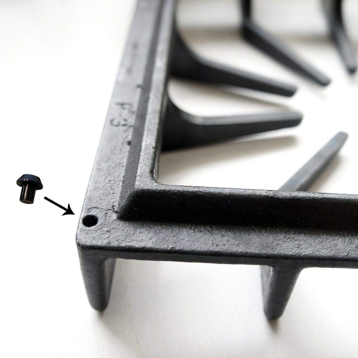 16 PCS WB2K101 Rubber Feet for GE and Kenmore Burner Grate. 16pcs Range Burner Rubber Feet Bumper Replace Part Number WB02K0101, 247410, AP2622260, PS241358.