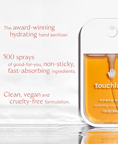 Touchland Power Mist Hydrating Hand Sanitizer JUICY 3-PACK | Watermelon, Peach, Berry | 500-Sprays each, 1 FL OZ (Set of 3)