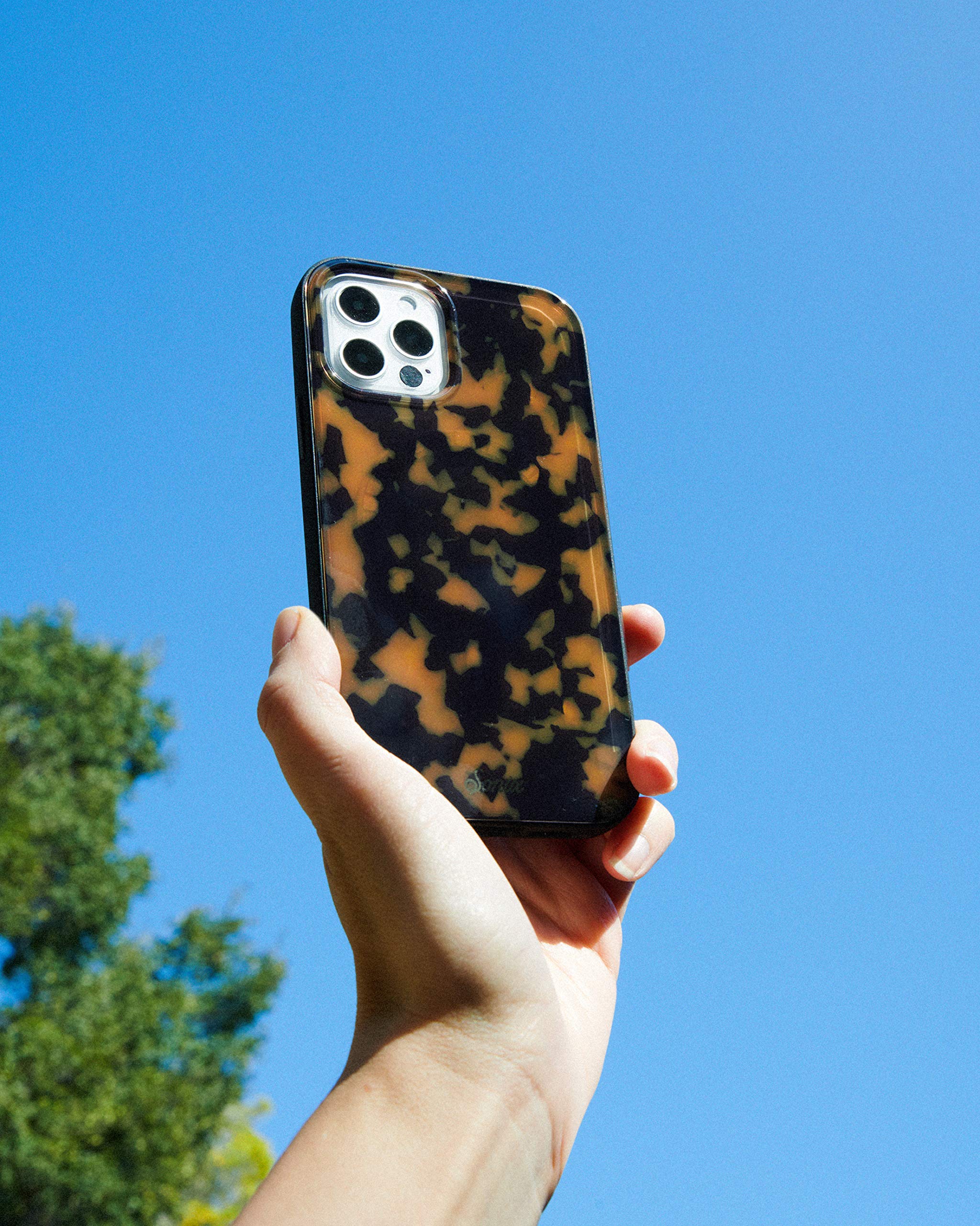 Sonix Brown Tort Case for iPhone 12 Mini with Built in Self-Aligning Compatibility with MagSafe® Charging [10ft Drop Tested] Protective Tortoise Shell Leopard Case for Apple iPhone 12 Mini