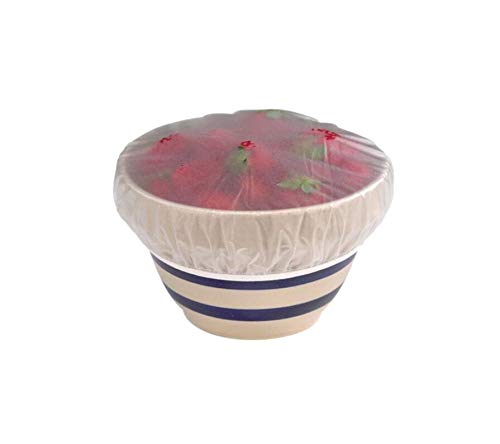 Stretchable, Reusable, Plastic Bowl Covers. Ideal For Storage, Picnics, Transportation, and Entertaining, Pack of 50