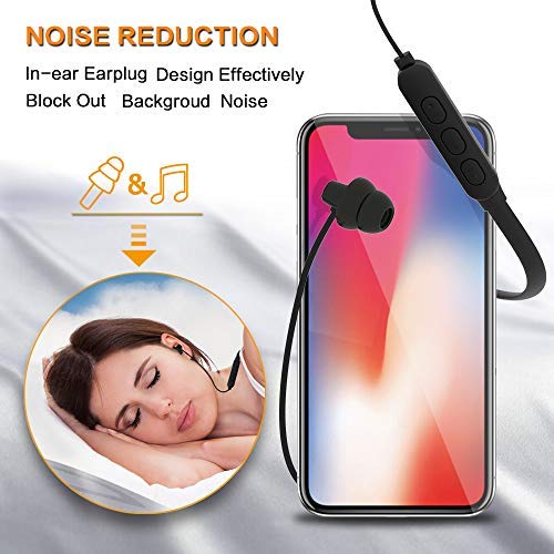 MAXROCK Wireless Sleeping Headphones - Noise Blocking Neckband Sleep Earplug Earbuds Bluetooth 4.1,Quick Charge Wireless Sleep Headsets for Insomnia, Side Sleeper, Snoring, Relaxation and Sports