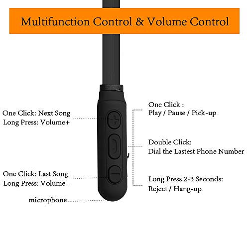 MAXROCK Wireless Sleeping Headphones - Noise Blocking Neckband Sleep Earplug Earbuds Bluetooth 4.1,Quick Charge Wireless Sleep Headsets for Insomnia, Side Sleeper, Snoring, Relaxation and Sports