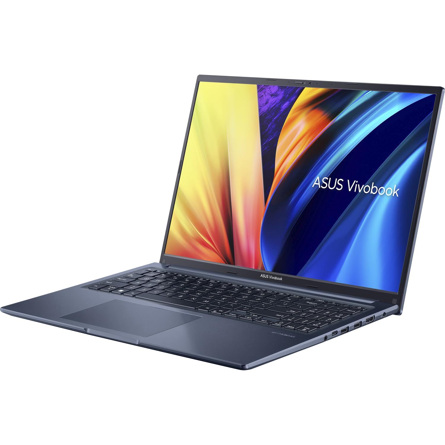ASUS Vivobook Laptop, 16" FHD IPS Display, AMD Ryzen 7 5800HS, AMD Radeon Graphics, 12GB DDR4, 1TB NVMe SSD, 180° Lay-Flat Hinge, USB-C, Wi-Fi 6, Keypad, Bluetooth, Webcam, PDG HDMI, Win 11 Pro